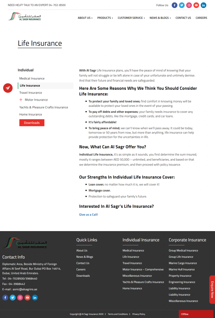 Individual insurance - Insurance Companies | General Insurance | Dubai ...